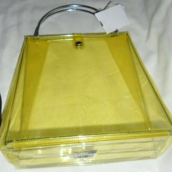 Bags | Vintage Rare Looker Transparent Clear Jelly Purse | Poshmark